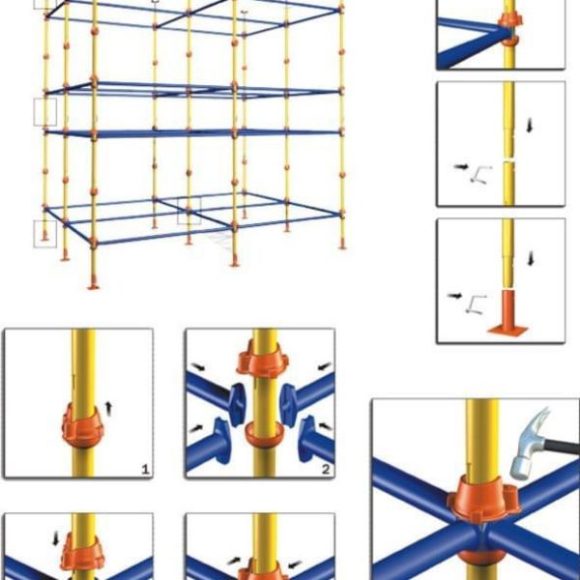 New cuplock scaffolding clamp – Eleish Woods